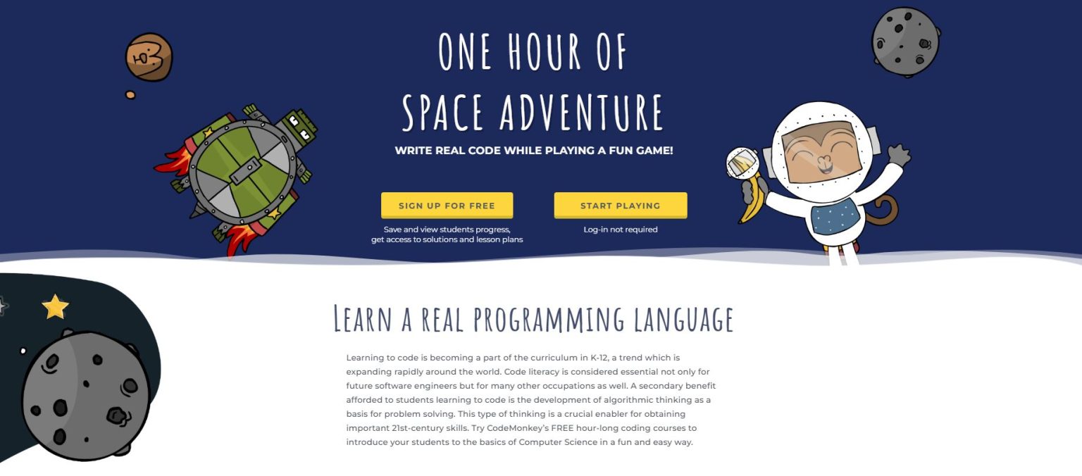 CODE MONKEY【8歳からのSPACE ADVENTURE（スペースアドベンチャー）】 | 共育ワンダーランド 「キッズシティ」